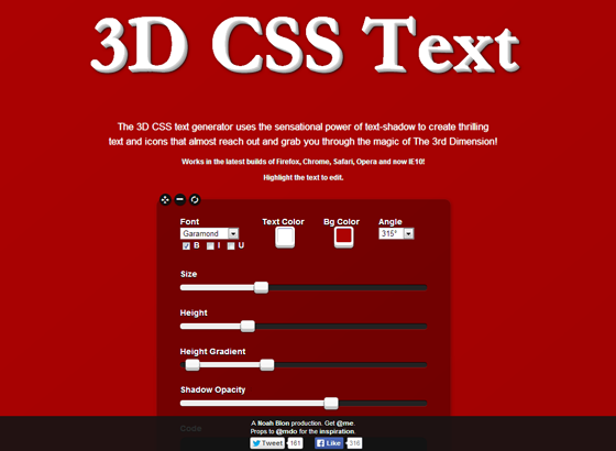 3 Best CSS3 Text Shadow Effect Generators