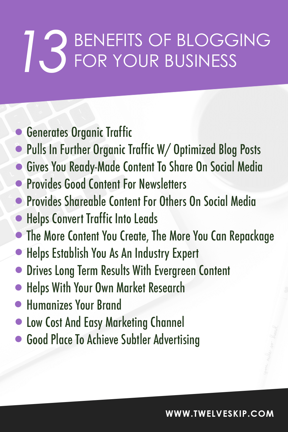 13 Benefits Of Blogging For Your Business • Brand Glow Up