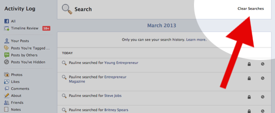 How To View Your Facebook Search History • Brand Glow Up