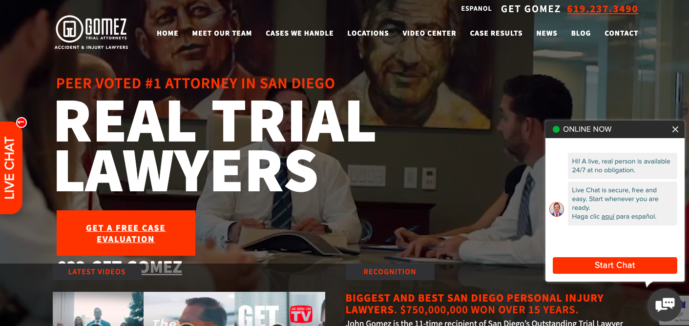 10+ Best Personal Injury Website Examples & Inspirations